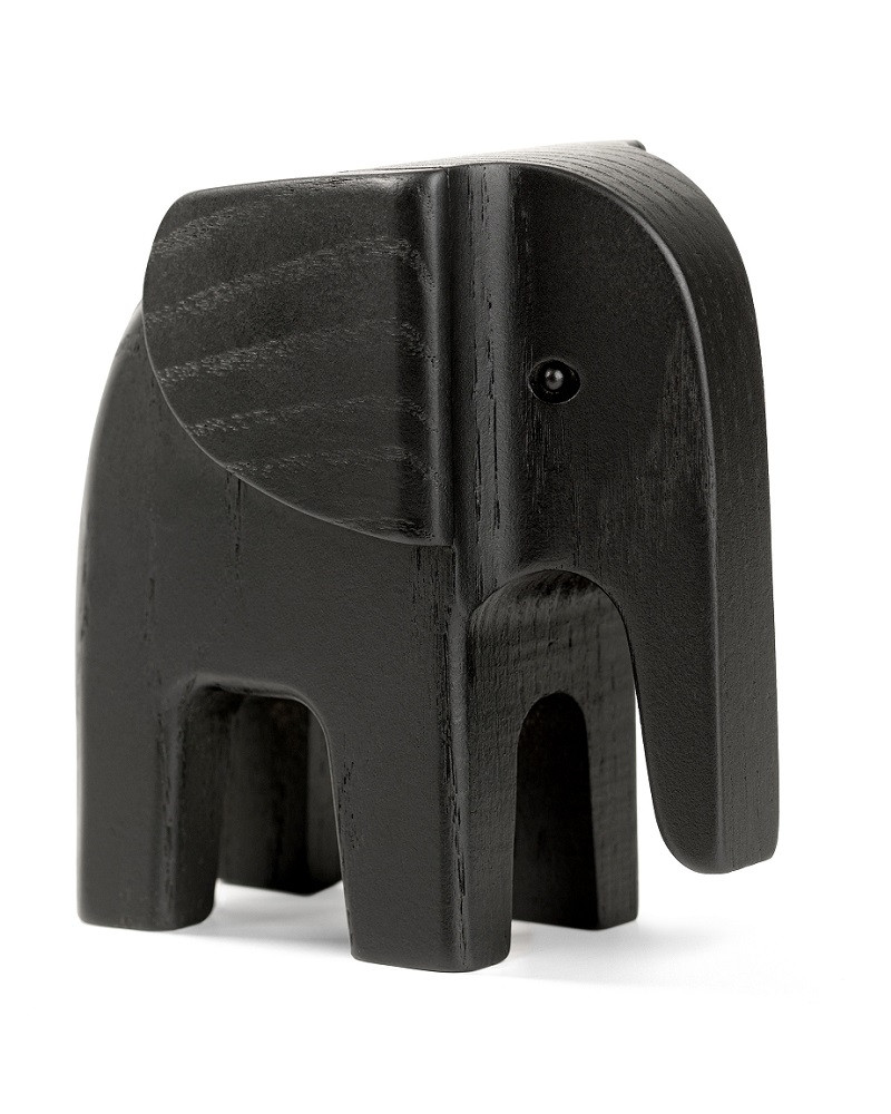 Sort træ-elefant fra Novoform Design - Gratis fragt på træfigurer