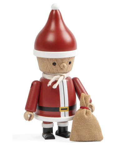 Novoform Design - julemand med sæk - Julemand som træfigur